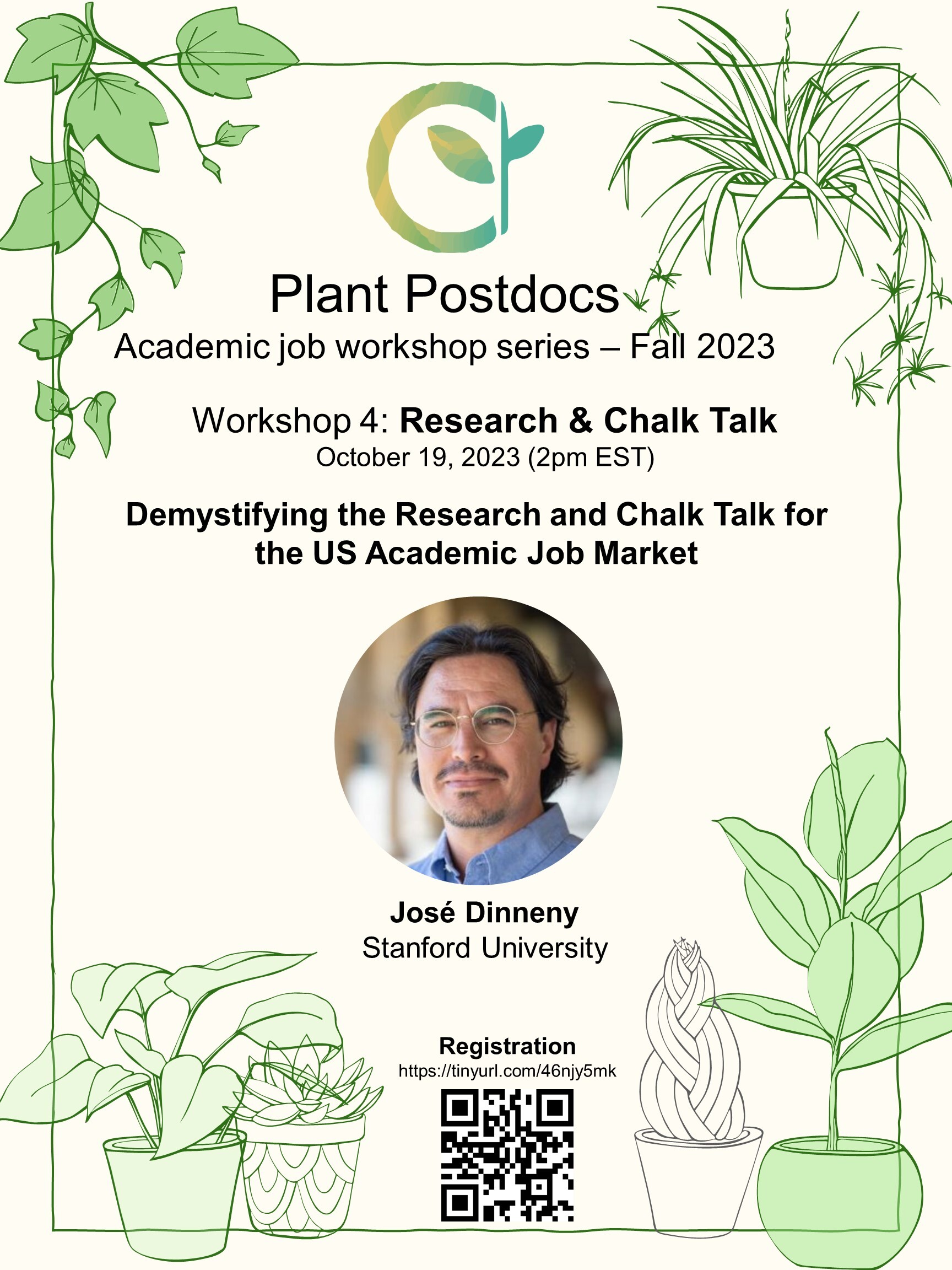Academic Job Workshop Series – Plant Postdocs